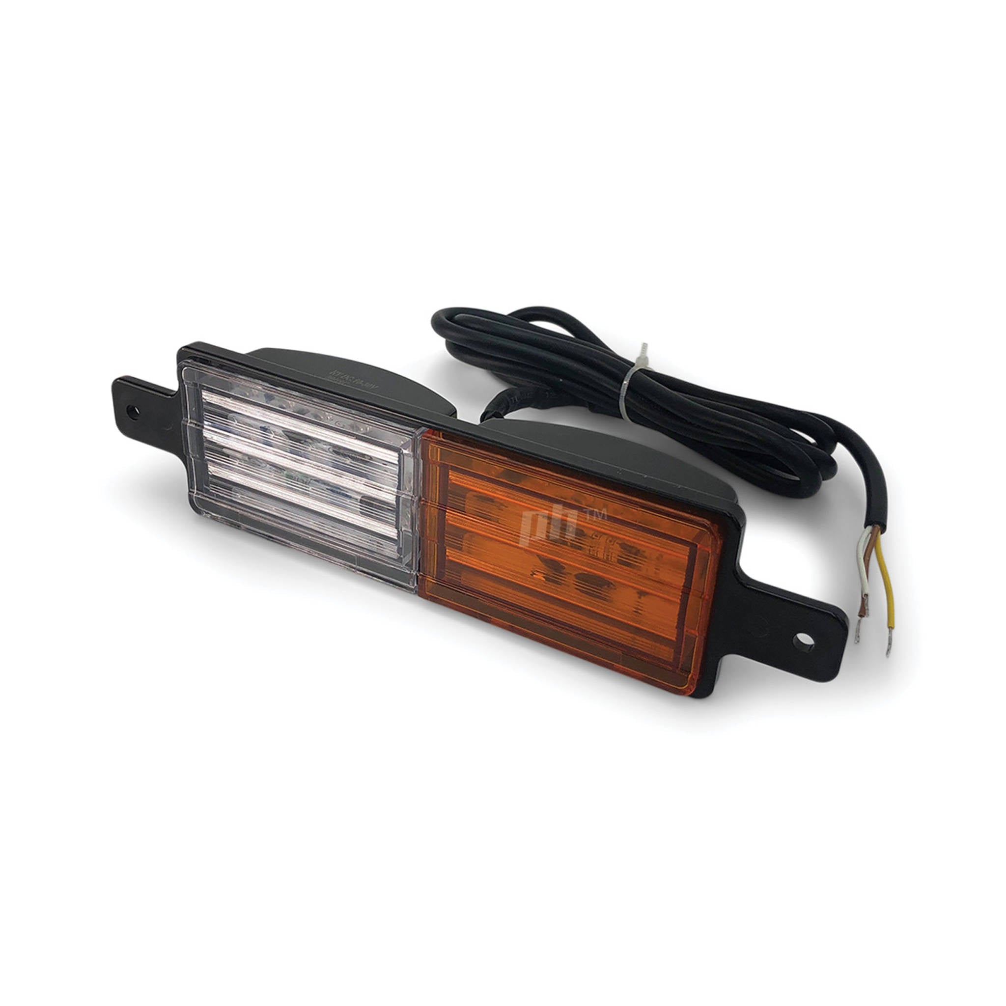 Universal LED Flush Mount Style Bull Bar Indicator Blinker Park Light ...